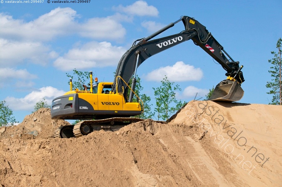 Kuva: Kaivuri - maanrakennus maarakentaminen kaivukone kaivinkone ...