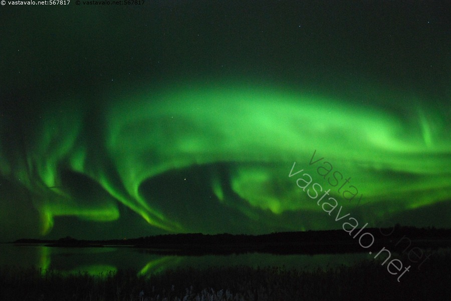 Kuva: Revontulet merellä - revontulet revontuli Aurora borealis taivas ...