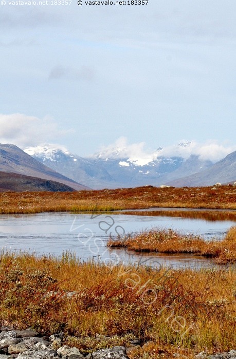 Kuva: Lapin ruskaa - lapinmaisema lappi luonto maaruska maisema ranta ...