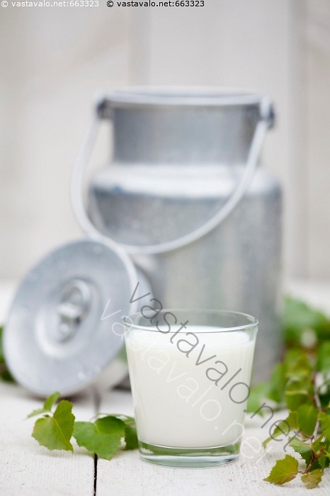 Kuva: Lasillinen maitoa - maito valkoinen juoma lehmänmaito pänikkä ...