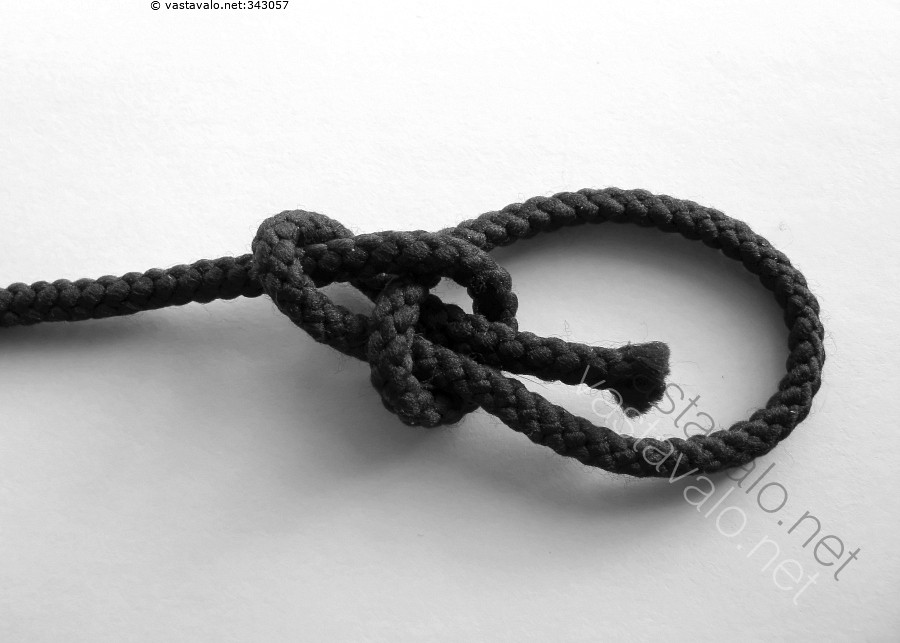 Kuva: Paalusolmu - paalusolmu solmu naru köysi pitävä silmukka ...