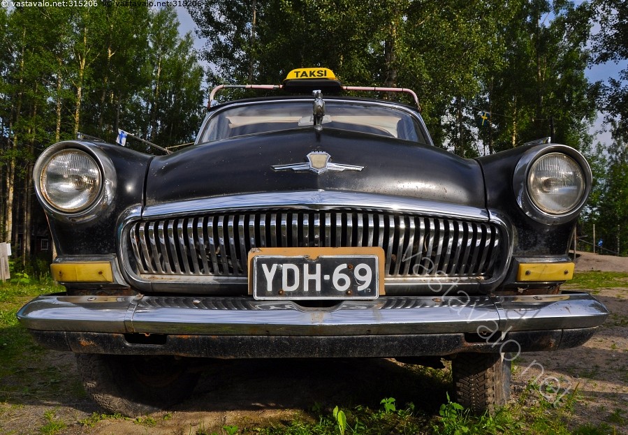 Kuva: Volga - Volga vanha auto venäläinen taksi museoauto nokka keula ...