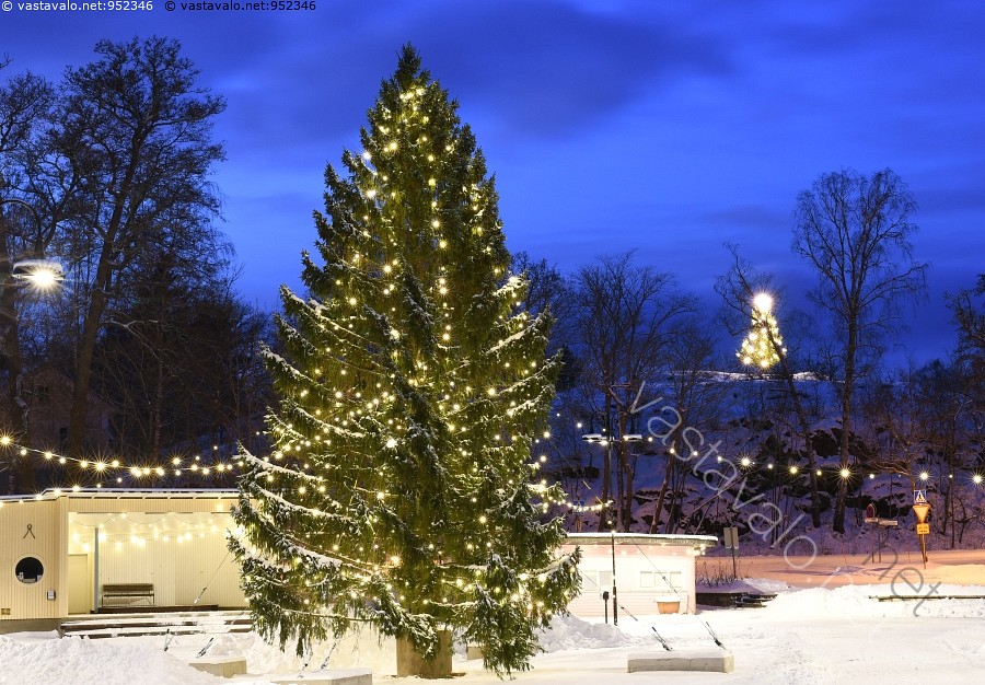 Kuva: Kylän joulukuusi - Taalintehdas Dalsbruk joulu joulukuu ...