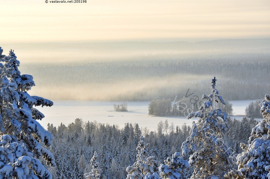 Kuva: -27'C - talvi maisema järvimaisema talvinen Kangasala Pirkanmaa ...
