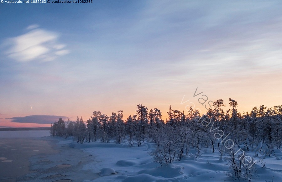 Kuva: Kutuniva - Jerisjärvi Kutuniva järvi järvimaisema järvenranta jää ...