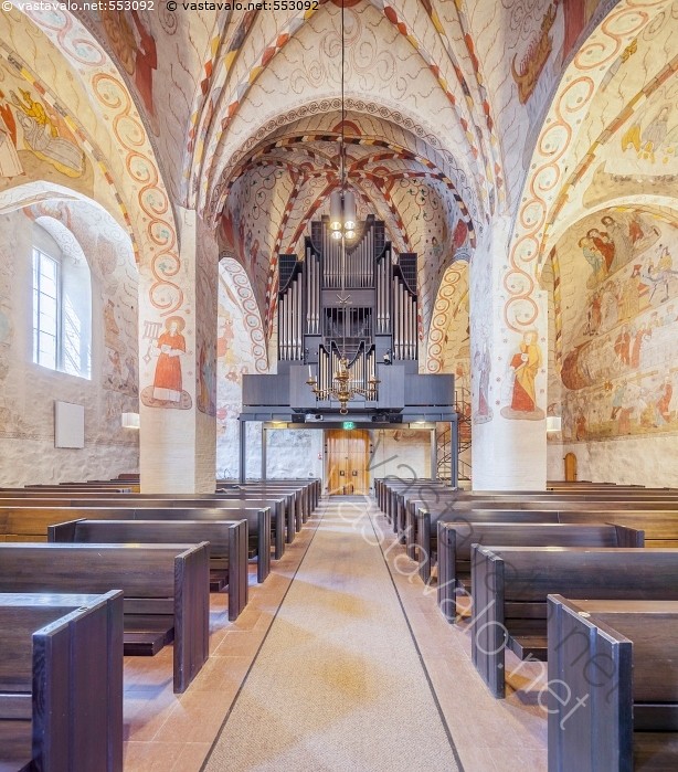 Kuva: Lohjan kirkon urut - Lohjan kirkko keskiaikainen kivikirkko ...