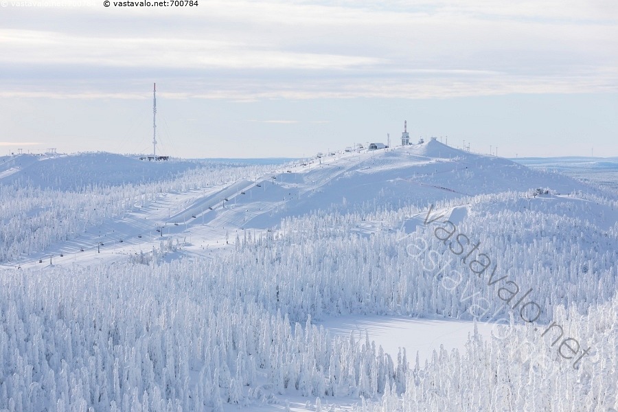 Kuva: Rukatunturi talvella - Kuusamo Ruka talvi Rukan hiihtokeskus ...