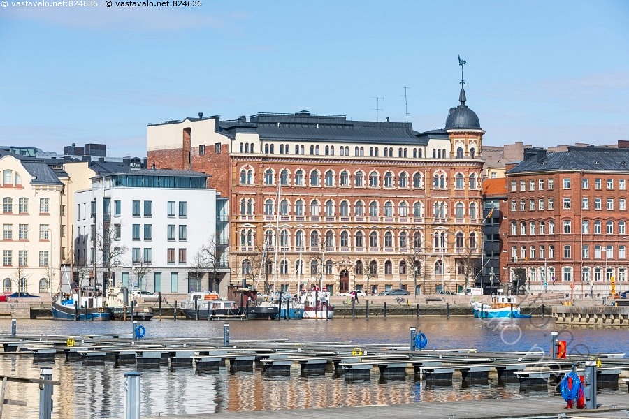 Kuva: Merellinen kaupunkimaisema Helsingin Kruununhaassa ...