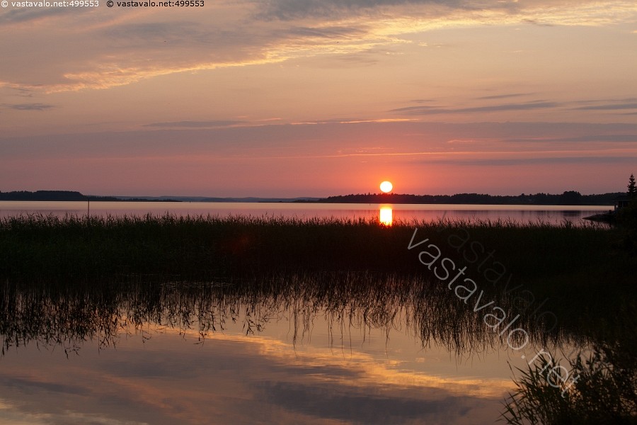Kuva: Kesäilta joella - Kainuu Kajaani Kajaanin joki Kajaaninjoki ...