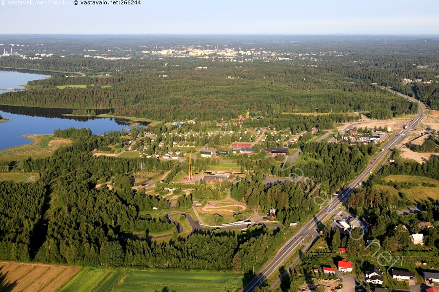 Kuva: Visulahti - Visulahti huvipuisto ilmakuva Mikkeli dinosauria ...