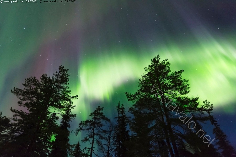 Kuva: Revontulet - aurora borealis aktiivisuus auringon aurinkotuuli ...