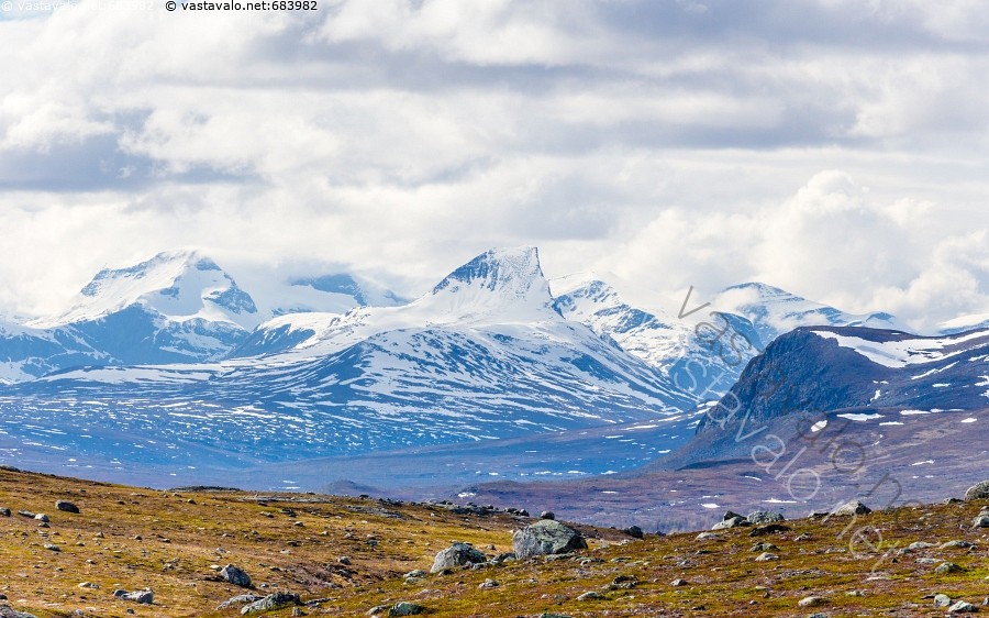 Kuva: Näkymä Mallalta - Barras Kilpisjärvi Lappi Mallan luonnonpuisto ...
