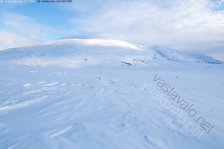 Kuva: Korkea-Jehkas - Lappi tunturi talvi lumi hanki pakkanen kylmä ...