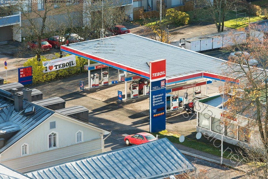 Kuva: Teboil - kaupunki Teboil huoltoasema bensa-asema tankkaus katos ...