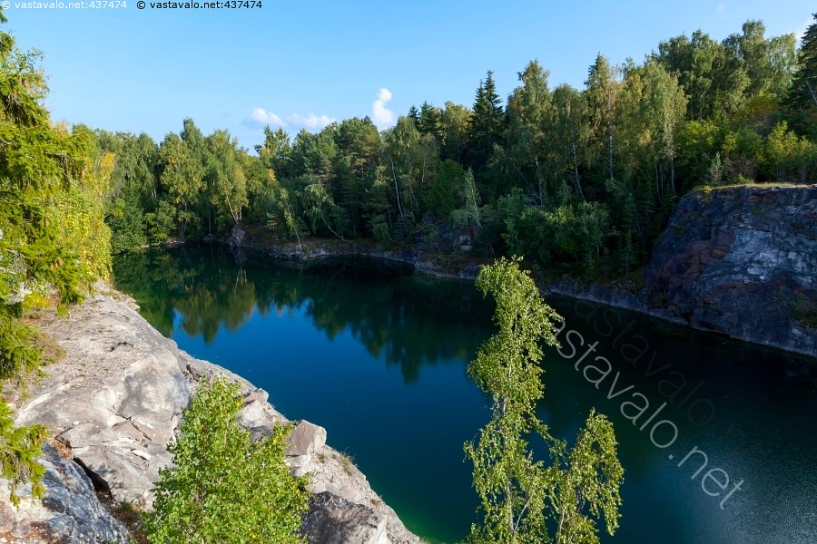Kuva: Järvi Ahvensaaren vanhalla louhoksella - Ahvensaari Rönudden ...
