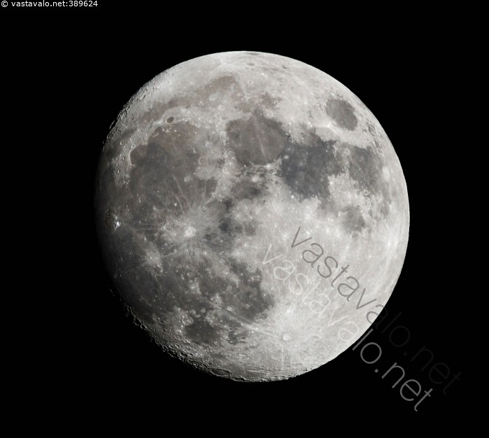 Kuva: Kuu - Kuu kuutamo Kuun pinta vaiheet kasvava vaihe meri meret ...
