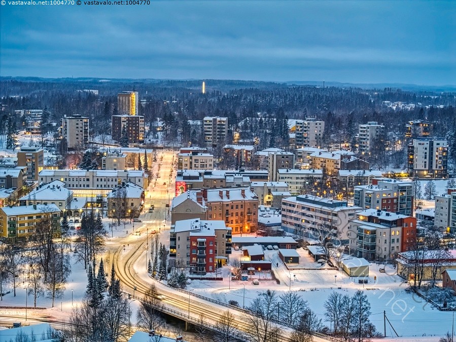 Kuva: Riihimäen Kauppakatu - kaupunki ilmakuva ilmavalokuva dronekuva ...
