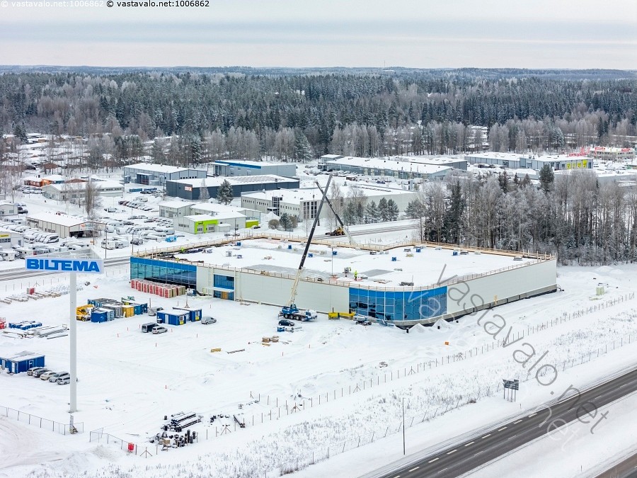 Kuva: Biltema rakenteilla - Biltema uusi ilmakuva ilmavalokuva ...