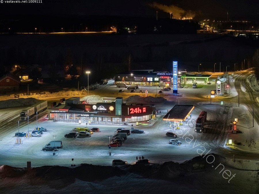 Kuva: Shell HelmiSimpukka Jämsä - huoltoasema bensa-asema ilmakuva ...