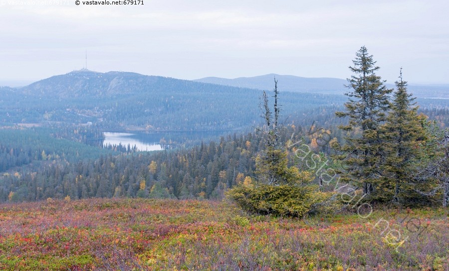 Kuva: Vaaralta vaaralle - vaara laki vaarat Ruka masto Valtavaara lampi ...
