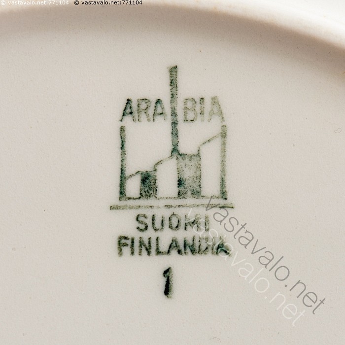 Kuva: Leima - leima piippuleima Arabia värileima vihreä numerokoodi ...