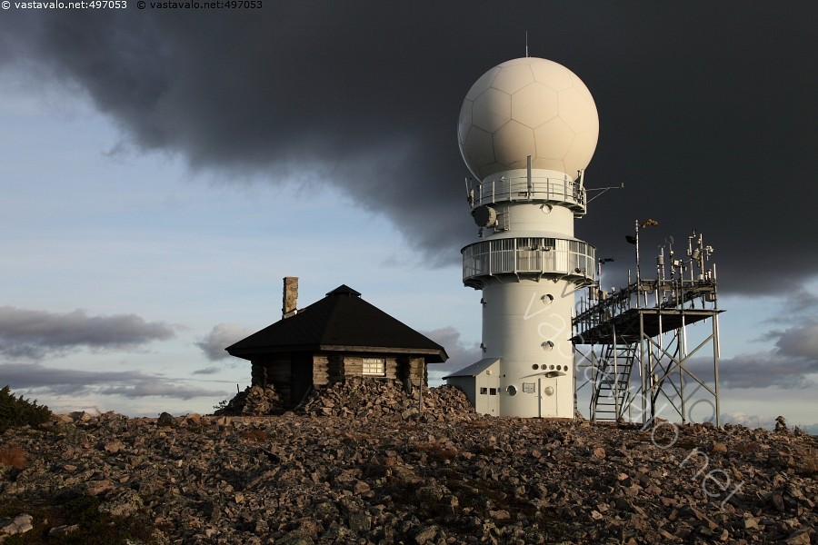 Kuva: Ukko-Luoston sadetutka - Luosto Ukko-Luosto sadetutka säätutka ...
