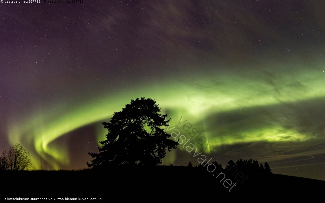 Kuva: Revontulet Sarkkilan yllä - revontuli revontulet Aurora borealis ...