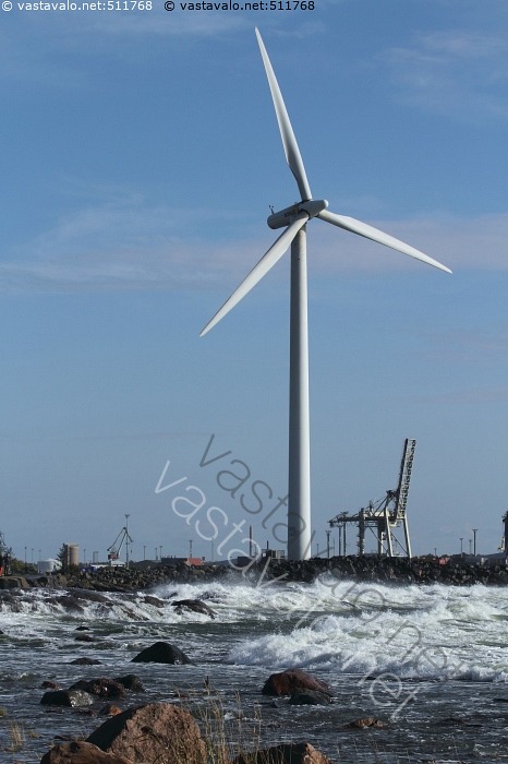 Kuva: Tuulivoimaa Reposaarella - tuulivoima tuulimylly sähkö energia ...