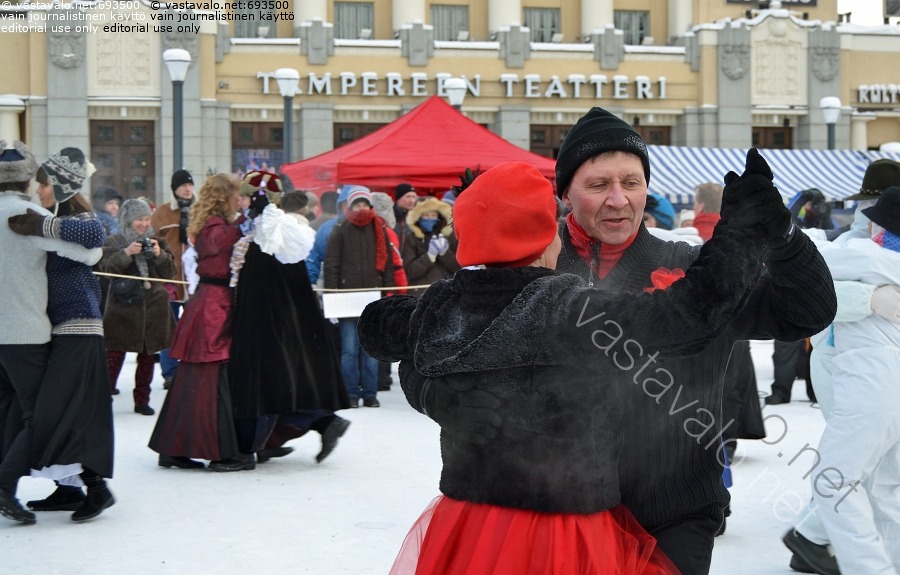 Kuva: Tangoparit - tangokilpailu tanssi suomalainen tango lumitango ...