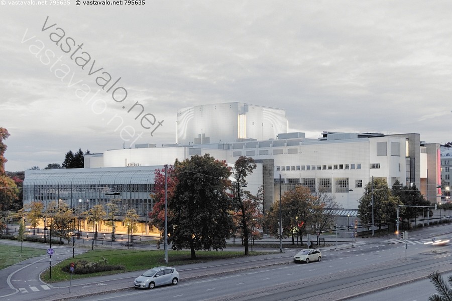 Kuva: Helsingin oopperatalo - ooppera Suomen Kansallisooppera rakennus ...