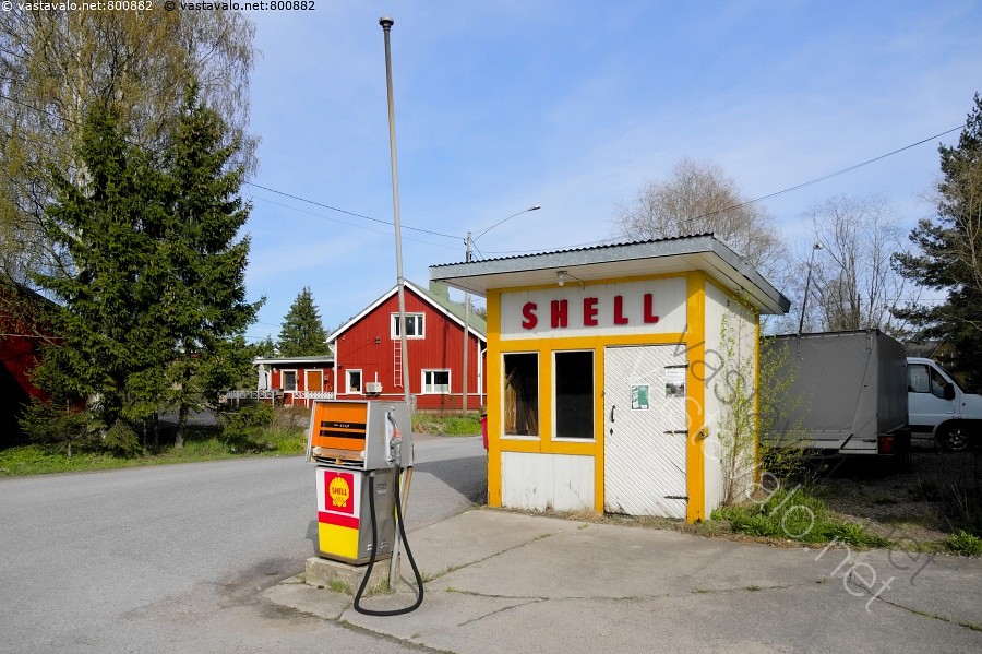 Kuva: Paippisten Shell - vanha pieni bensa-asema Paippinen bensa ...