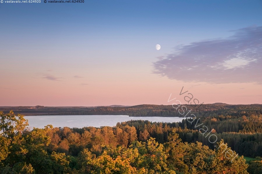 Kuva: Illan viimeinen valo - ilta valo auringonlasku maisema ...