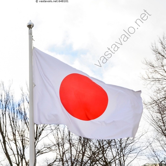 Kuva: Japanin lippu - Japani Japanin lippu pallo ympyrä kiekko punainen ...