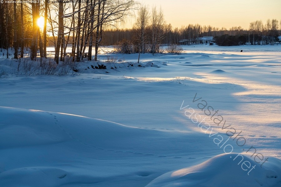 Kuva: Aurinko laskee Pielisjoella - auringonlasku auringon lasku ...