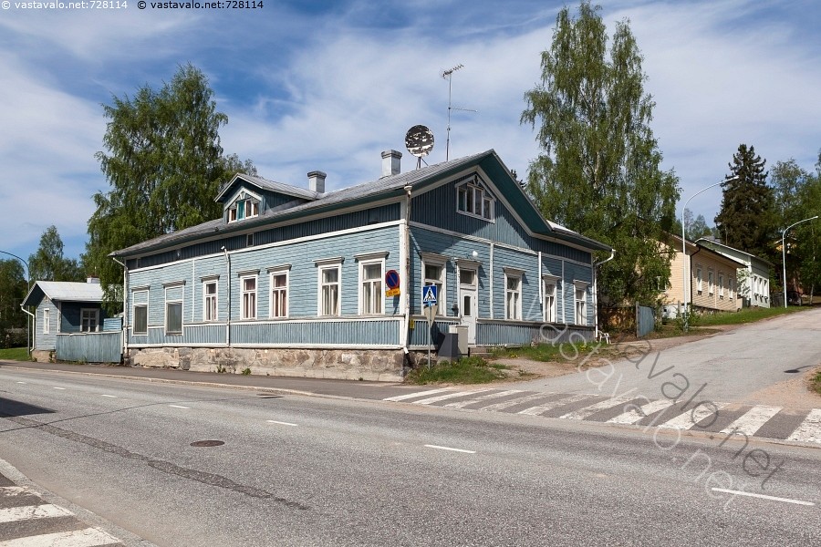 Kuva: Puu-Nurmes - Nurmes Raatihuoneenkatu rakennus rakennukset vanha ...