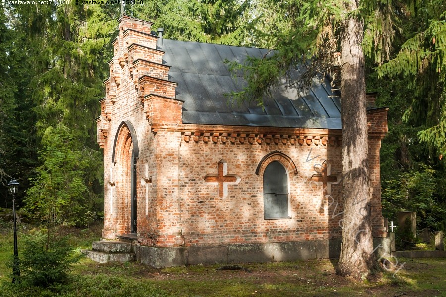 Kuva: Kappeli Wreden hautausmaalla. Anjala, Kouvola - kappeli kirkko ...