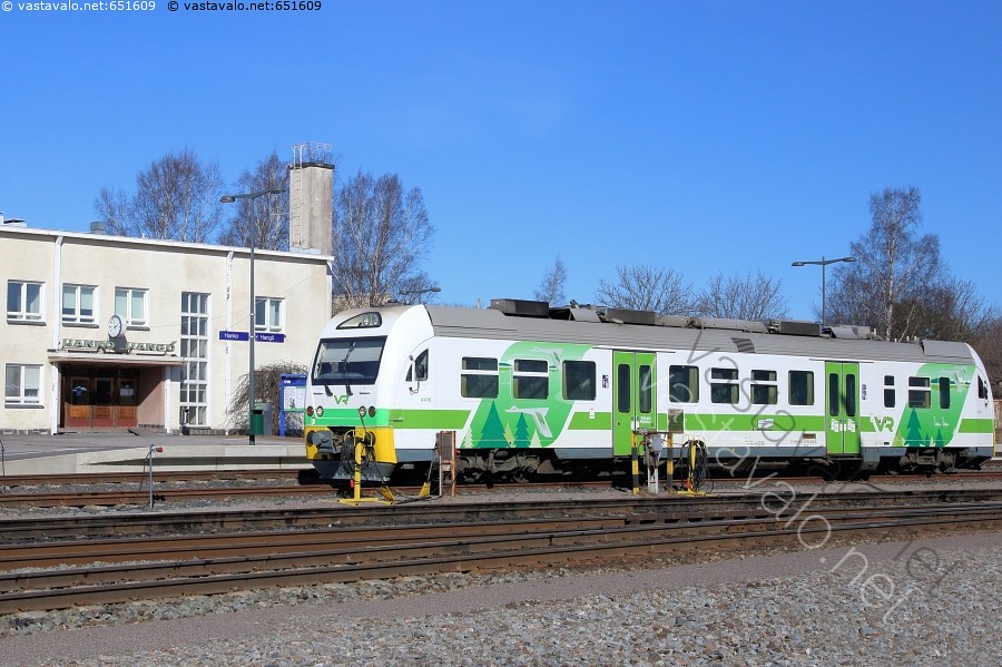 Kuva: Kiskobussi Hangon asemalla - Dm12 asema rautatieasema juna ...