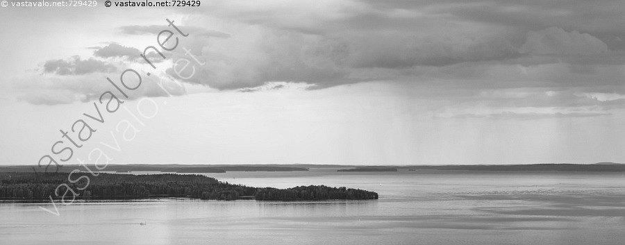 Kuva: Vesisade - vesisade sade pilvet sadepilvet Näsijärvi järvi ...