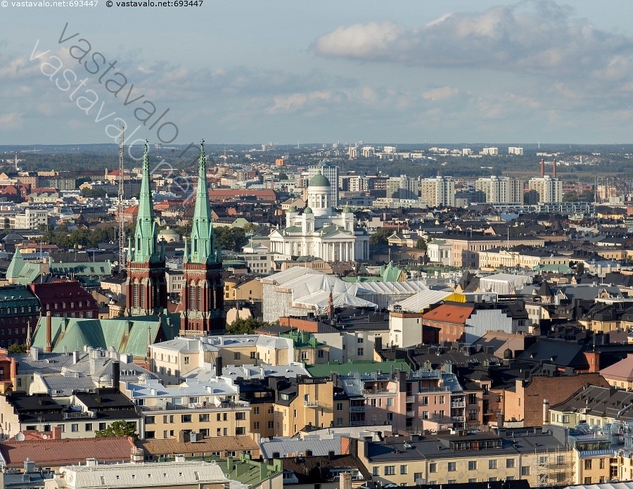 Kuva: Helsingin keskustaa ilmasta - Helsinki keskusta kantakaupunki ...