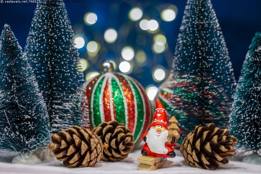 Kuva: Joulumaa - joulu jouluinen maisema joulutonttu tonttu tonttu-ukko ...