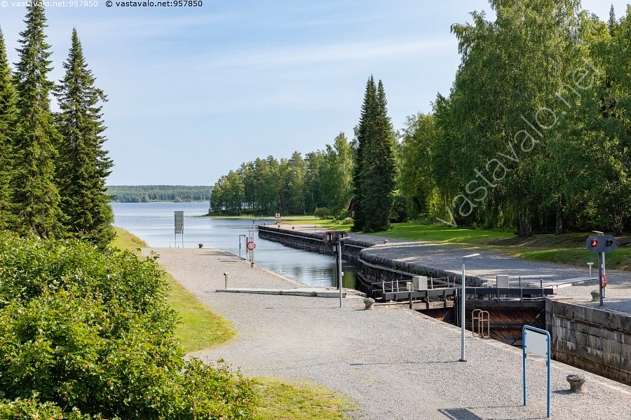 Kuva: Herraskosken sulkukanava - Herraskosken sulkukanava sulku puinen ...