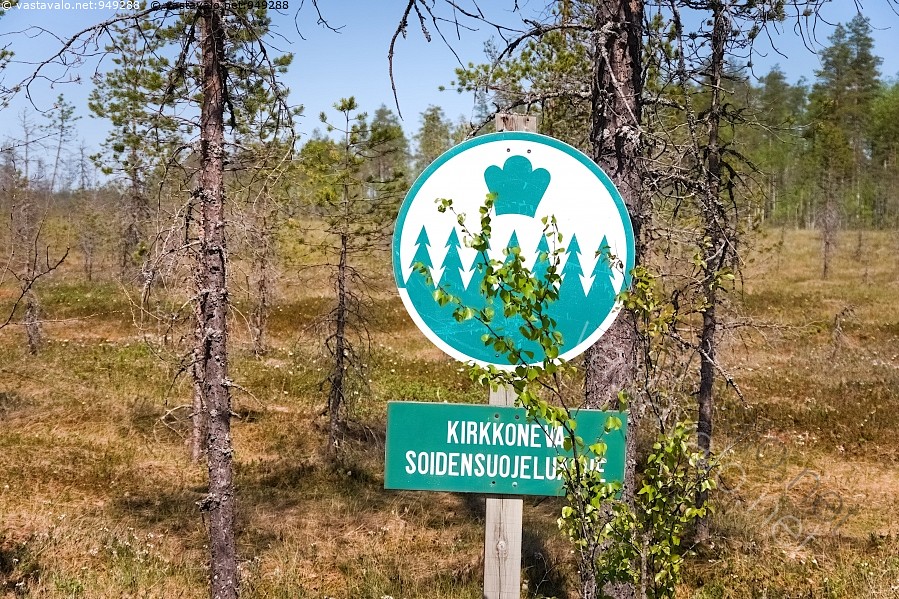 Kuva: Kirkkonevan soidensuojelualueen kyltti - Kirkkoneva ...