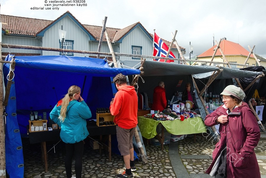 Kuva: Markkinat torilla - Norjan lippu Norja markkina markkinat ...