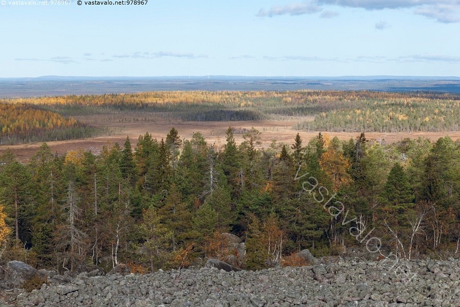 Kuva: Syksyinen vaaramaisema - Keski-Penikka Penikat Kivalot vaara ...